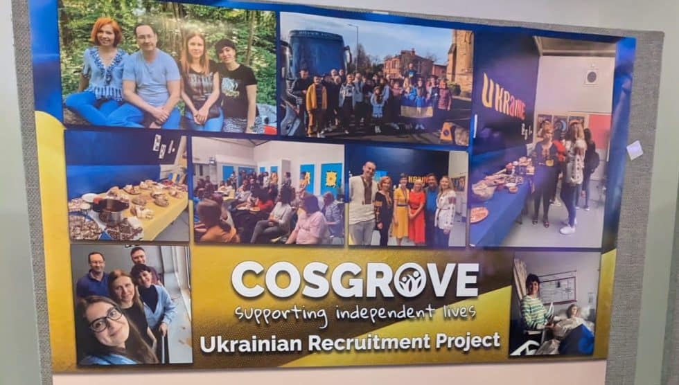 Cosgrove shares work on Ukrainian Recruitment Project - Cosgrove Care